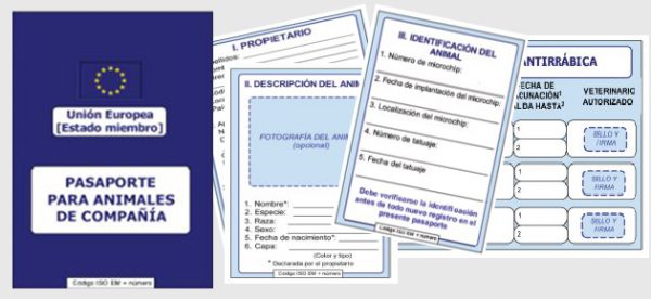 Pasaporte Europeo para Perros, Gatos y Hurones